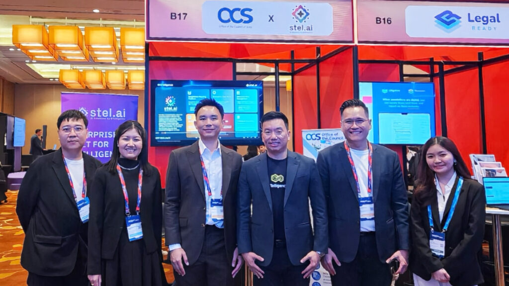 STEL.AI by STelligence at TechLaw Fest 2025 at Sands Expo and Convention Centre, SINGAPORE ...